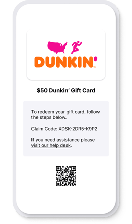 Buy Dunkin' Gift Cards in Bulk - Instant Delivery - Giftogram